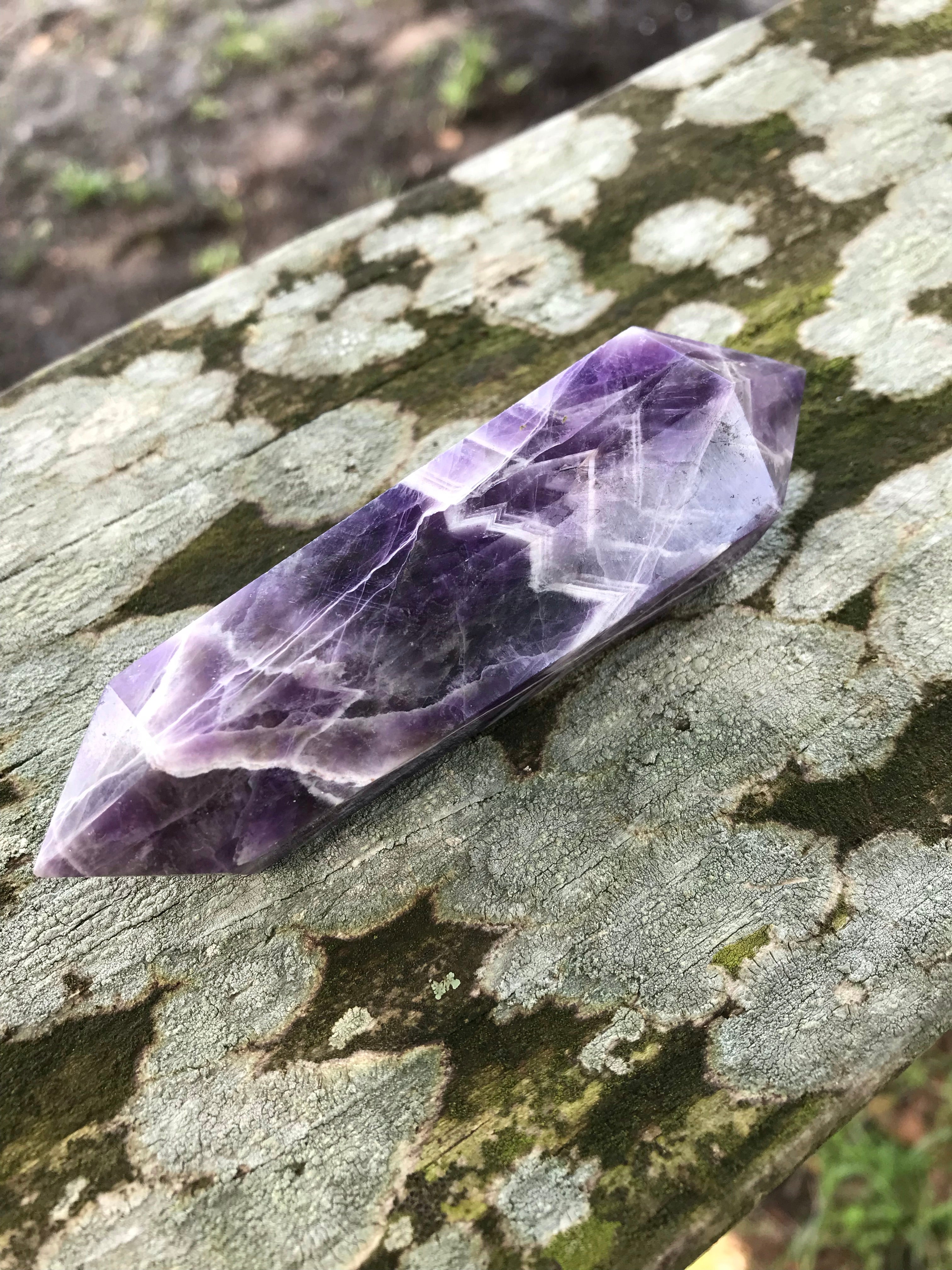 Dream Amethyst Double Point – Earth Elements 369